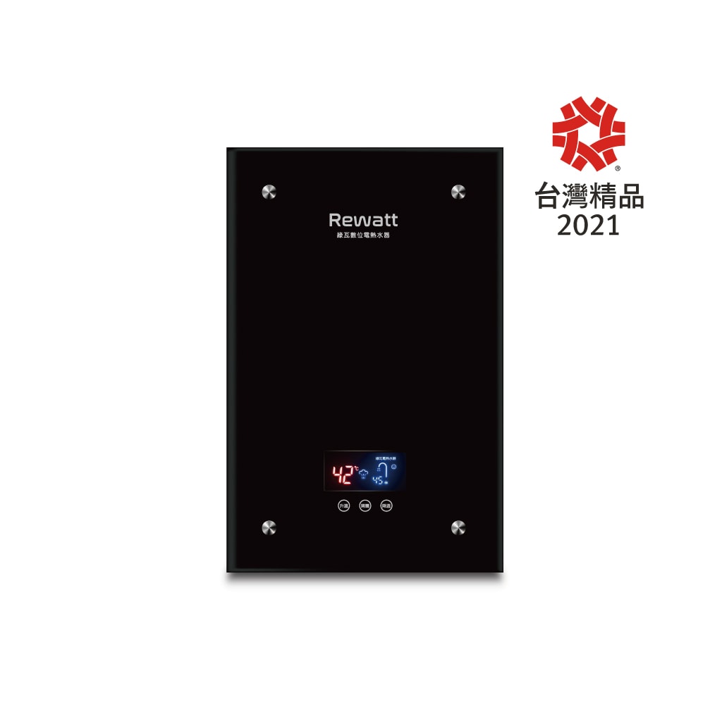 QR200｜數位恆溫電熱水器｜2021台灣精品｜Rewatt 綠瓦